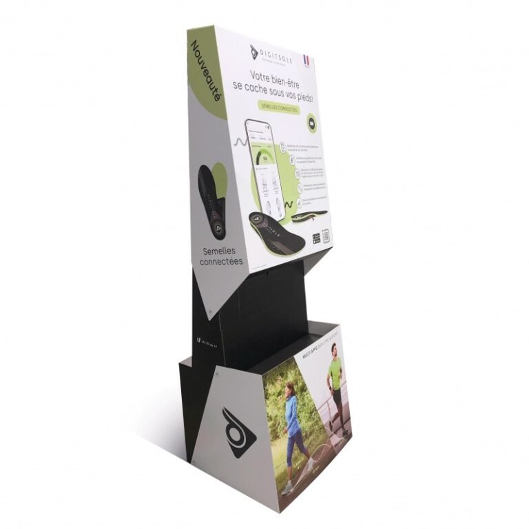 Meuble display en carton - PRÉSENTOIR